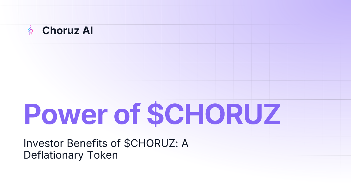 Power of $CHORUZ | Choruz AI